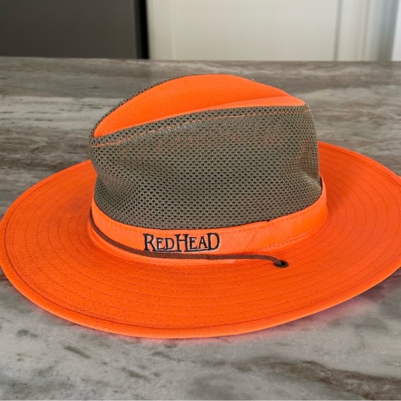 RedHead | Accessories | Redhead Blaze Orange Vented Wide Brim Hunting ...